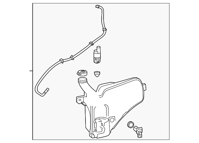86518445 - Washer Reservoir 2020-2025 GM | Big 3 Auto Parts