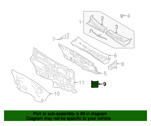 66796-1G000 - Gusset 2006 Kia | Kia.Parts Store