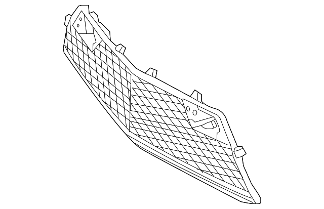 166-885-50-22 - Lower Grille 2013-2016 Mercedes-Benz | Mercedes-Benz ...