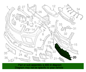 166-885-50-22 - Grille 2013-2016 Mercedes-Benz | AutoNationParts.com