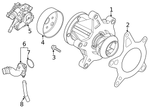 25600-2M810 - Engine Coolant Thermostat 2021-2024 Kia | Kia.Parts Store
