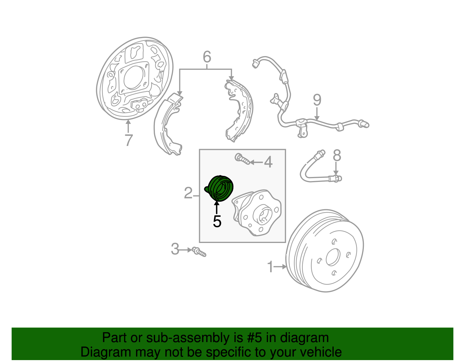 2000-2006 Toyota ABS Sensor 89544-12010 | Toyota Parts Center
