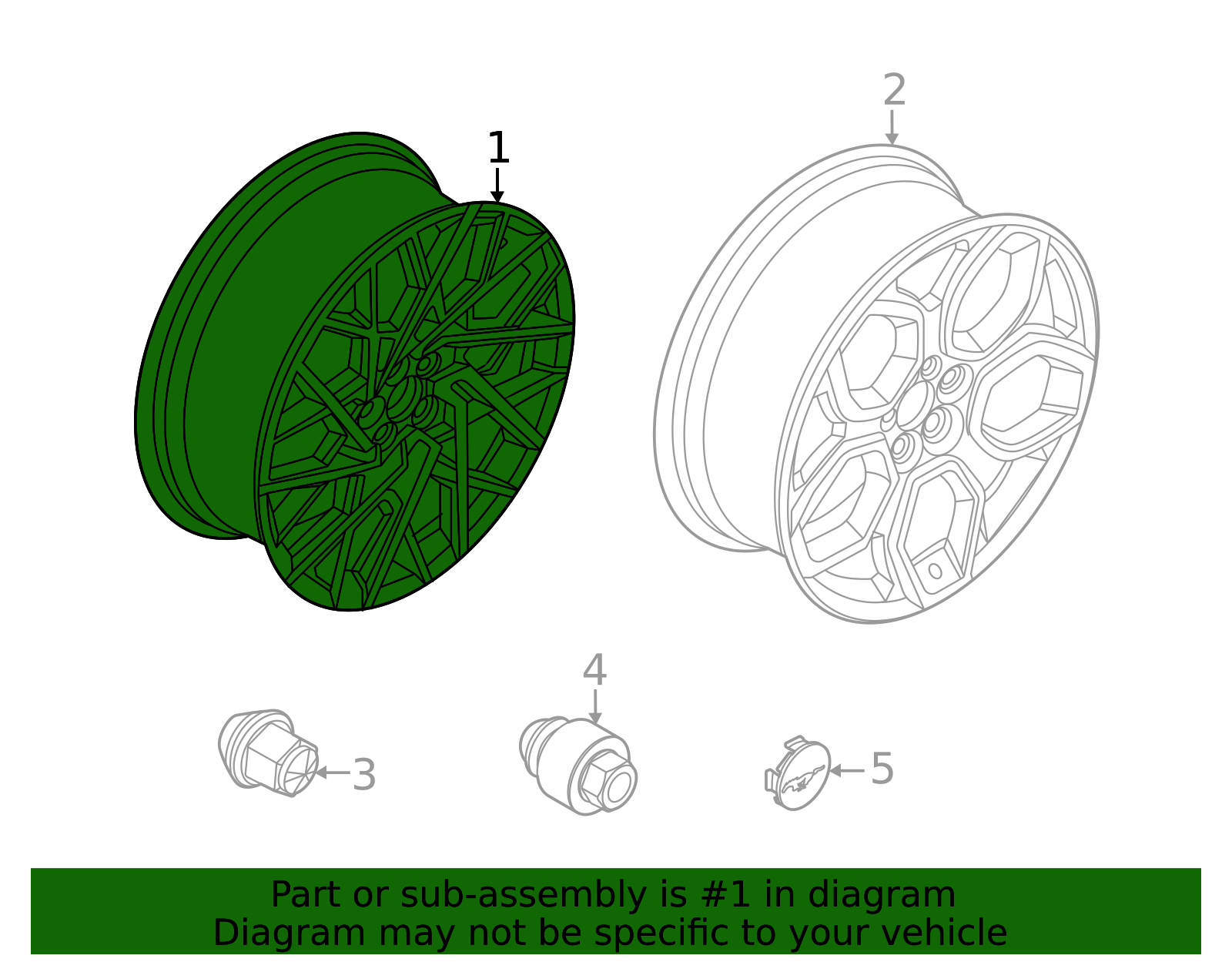 2021-2024 Ford Mustang Mach-E | Wheel, Alloy | LK9Z-1007-C | Walls ...