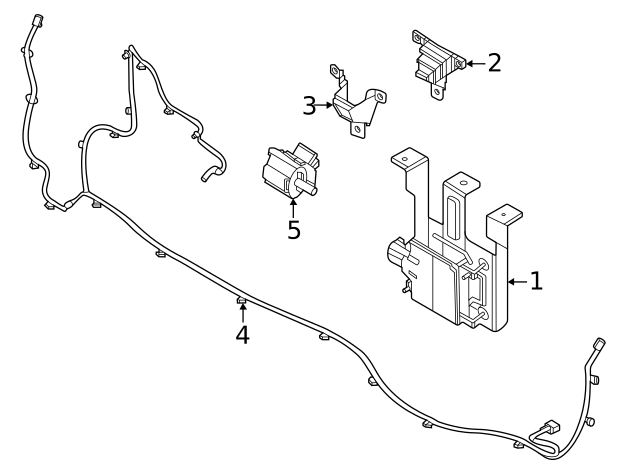 99110-K5000 - Collision Warning Sensor 2022-2024 Hyundai Santa Cruz ...