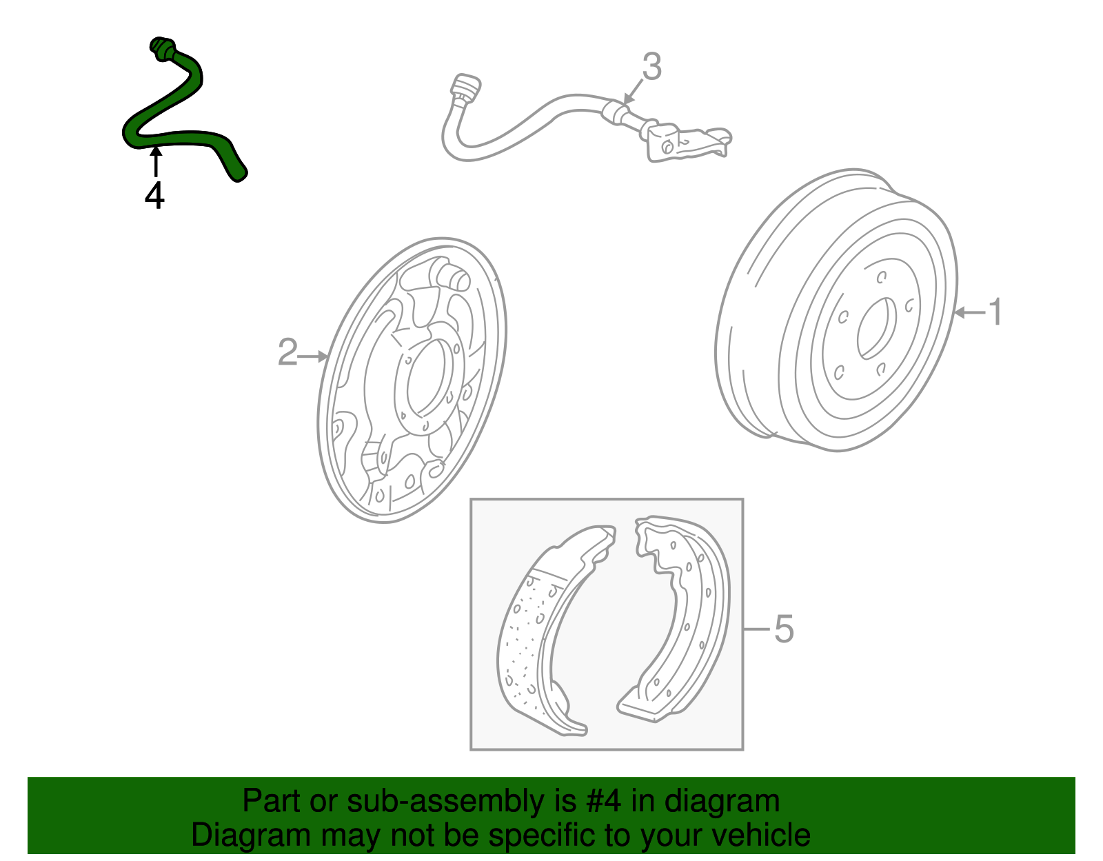 1998-2003 Mazda Brake Line ZZP0-43-660 | Mazda-Parts