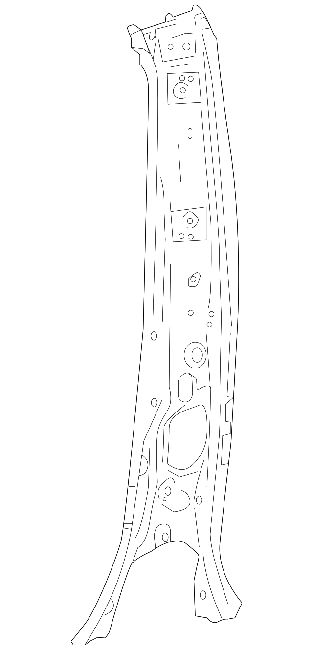 61044-06030 - Inner Center Pillar - 2018-2023 Toyota Camry | OEM ...