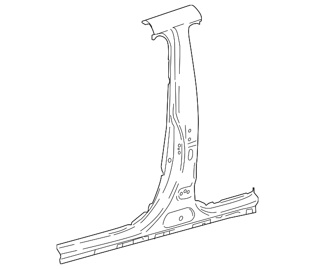 61312-06110 - Center Pillar - 2018-2023 Toyota Camry | OEM Genuine ...