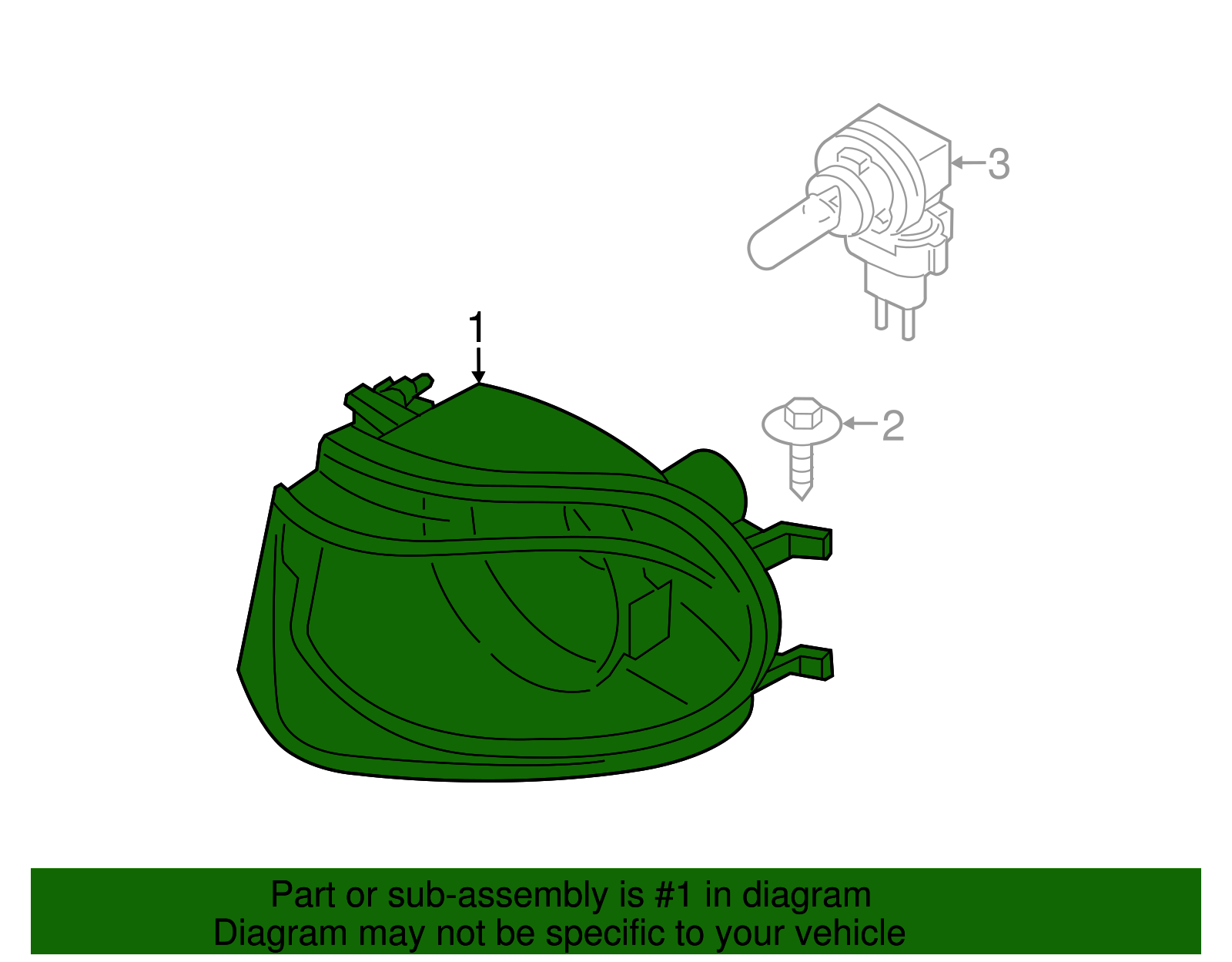 2009-2015 BMW | Fog Lamp Assembly | 63177182195 | BMW OEM Parts Store