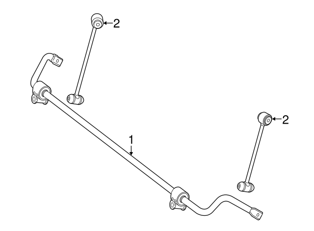 206-326-00-00 - Stabilizer Bar 2022-2023 Mercedes-Benz C 300 | Mercedes ...