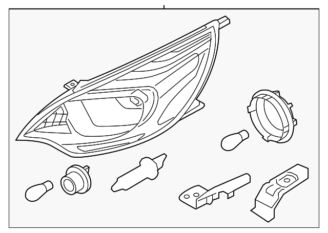 92101-1W100 - Composite Assembly 2012-2017 Kia Rio | Kia.Parts Store