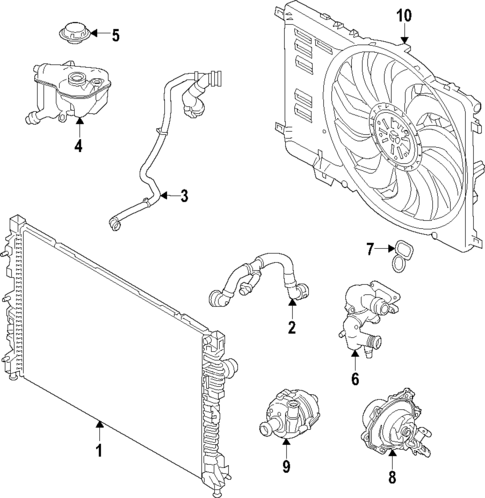 Water Pump for 2020 Jaguar E-Pace | OEM Parts Online
