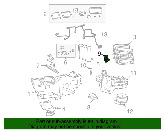 2009-2011 Mopar Actuator 68048902AB | Mopar Parts Canada