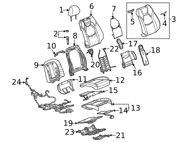 84996798 - Airbag Front Passenger Side Passenger Presence Module Kit ...