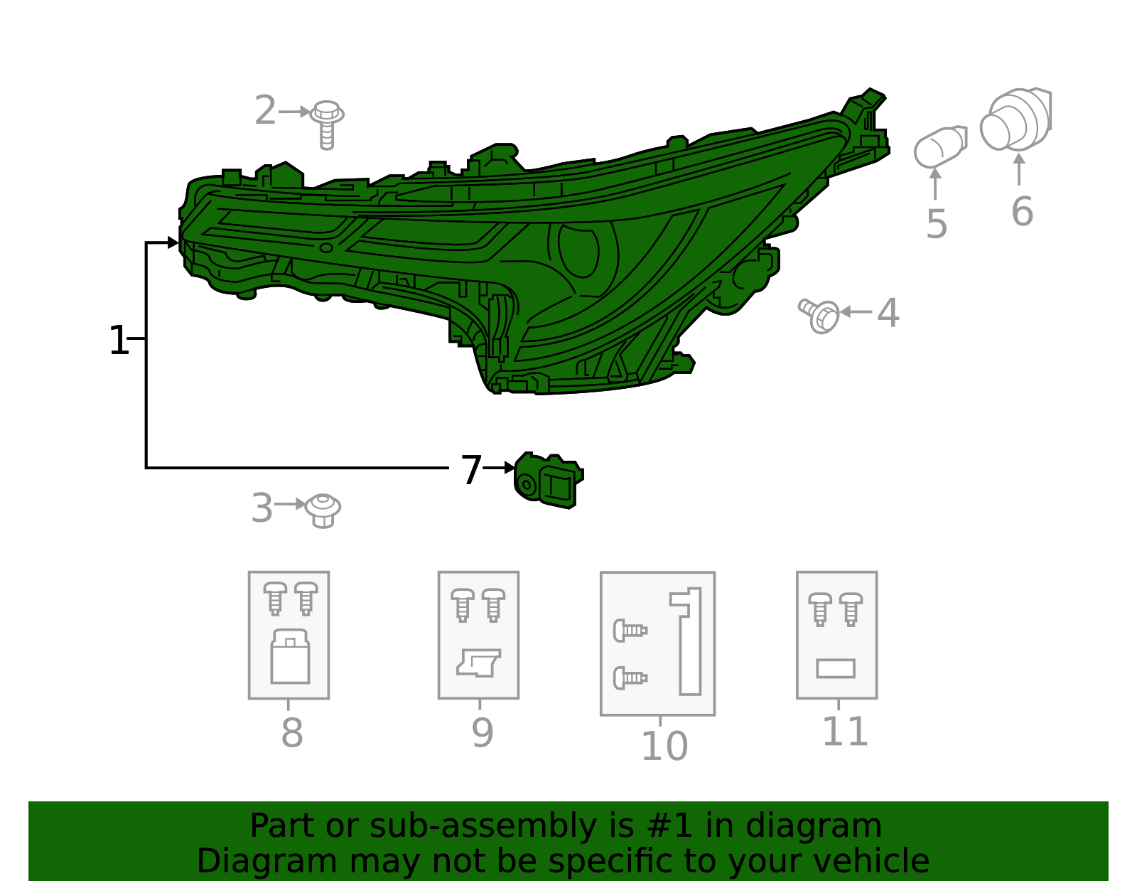 81150-12N20 - Headlamp Assembly 2023-2025 Toyota | Longo Toyota Parts