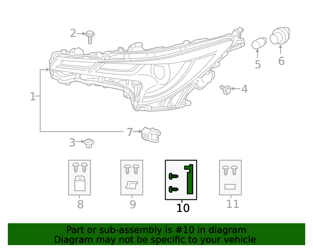 81193-12250 - Repair Bracket - 2019-2024 Toyota | OEM Genuine Toyota Parts