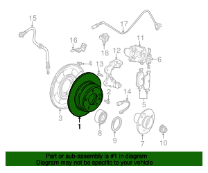 34-21-6-864-903 - Rotor Rear - 1996-2000 BMW | BMW Parts Exchange
