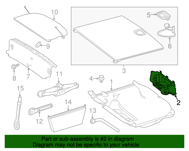 246-890-03-00 - Storage Box 2014-2020 Mercedes-Benz | Mercedes-Benz USA ...
