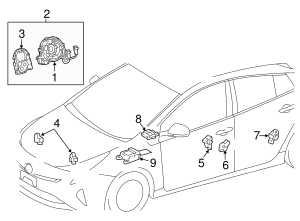 2016-2022 Toyota Ft Impact Sensor 89173-49495 | OEM Parts Online