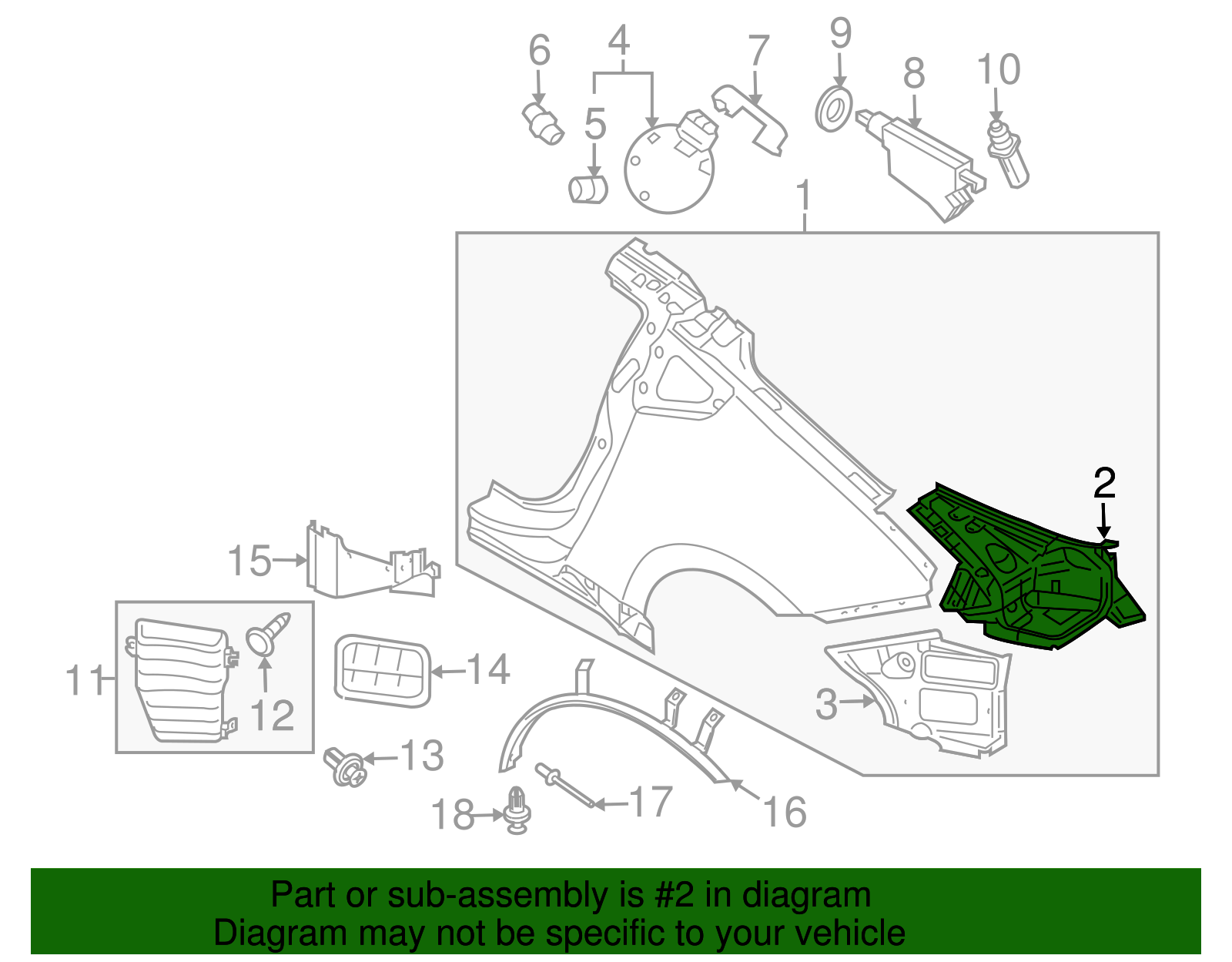 2009-2020 Nissan 370Z Tail Lamp Pocket 78140-1EA0A | Bill Kay Nissan Parts