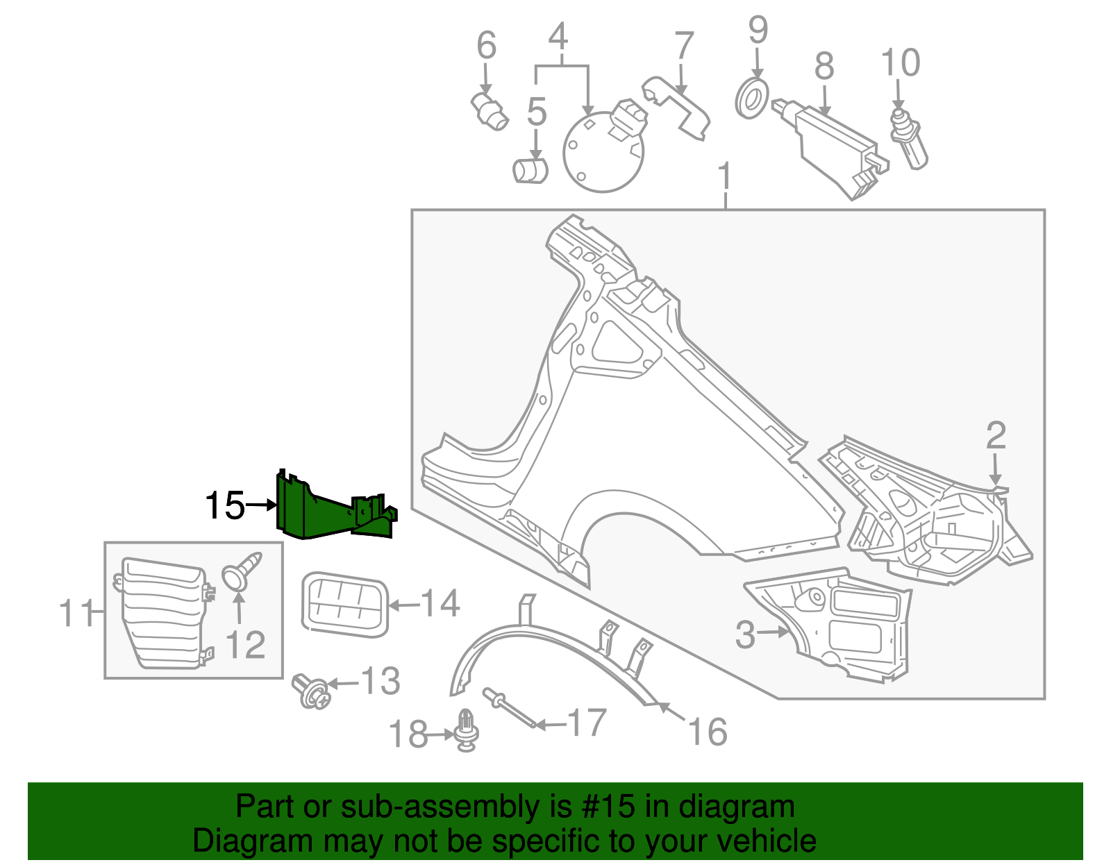 2015-2020 Nissan 370Z Air Shield 78852-1EA1A | Nissan Parts Central