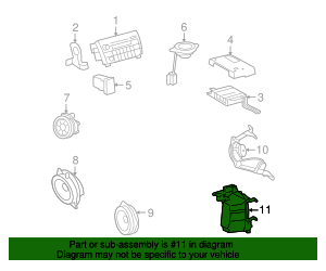 2008-2022 Toyota Sequoia Woofer 86150-0C030 | Toyota Parts Center