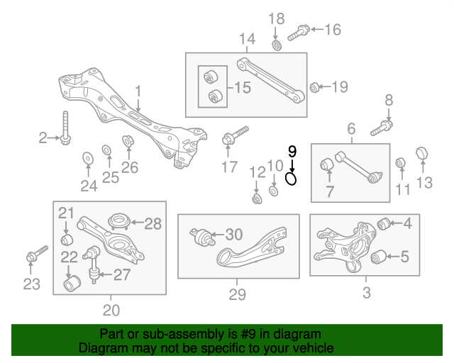 55263-3R000 - Lower Control Arm Adjust Cam 2011-2018 Kia | Kia.Parts Store