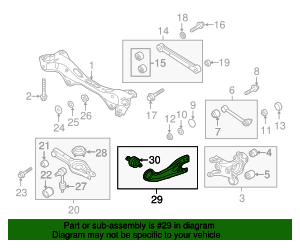 55270-3V100 - Trailing Arm 2011-2016 Kia | Kia.Parts Store