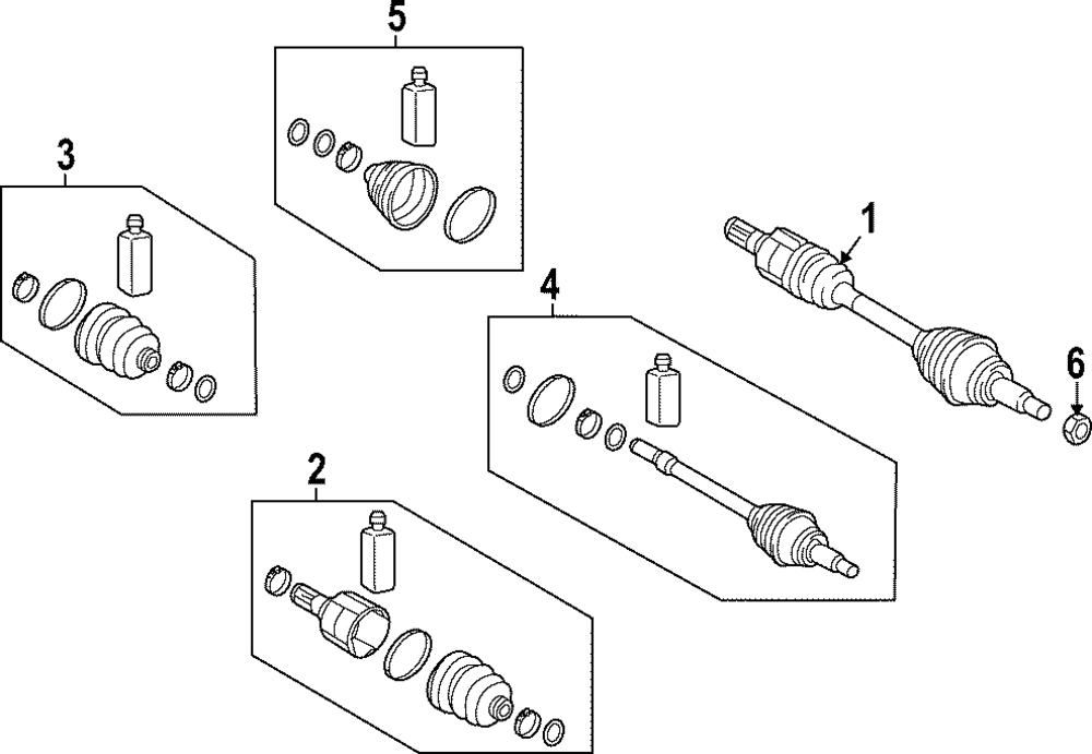 2024-2025 Hyundai Axle Assembly 49500-GI050 | OEM Parts Online