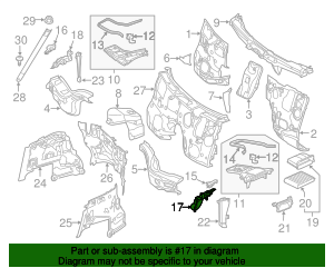 205-831-18-01 - Cowl Seal 2017-2023 Mercedes-Benz | AutoNationParts.com
