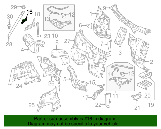205-831-79-00 - Upper Seal 2017-2020 Mercedes-Benz | Mercedes-Benz USA ...
