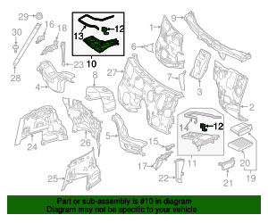 205-830-90-02 - Cowl Cover 2016-2023 Mercedes-Benz | AutoNationParts.com