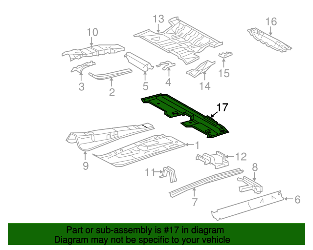 58202-0R010 - Floor Extension - 2006-2012 Toyota RAV4 | OEM Genuine ...