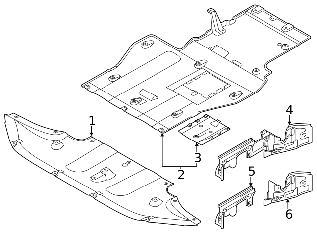 29140-T6000 - Rear Cover 2021-2024 Genesis GV80 | AutoNation Parts