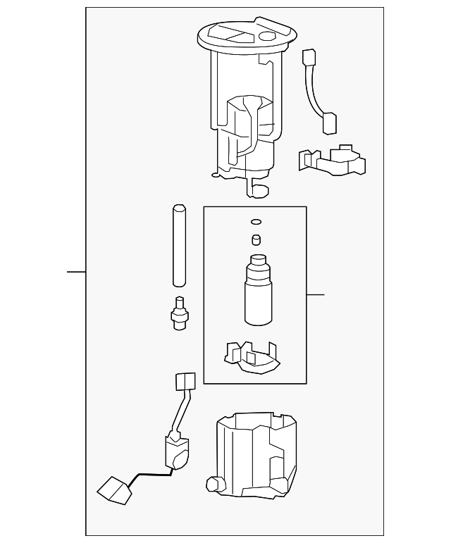 2008-2009 Pontiac G8 Fuel Pump, Level Sensor, and Sending Unit Module ...