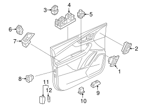 4M1-959-829-BA4 - Bezel 2017-2019 Audi Q7 | Audi OEM Parts