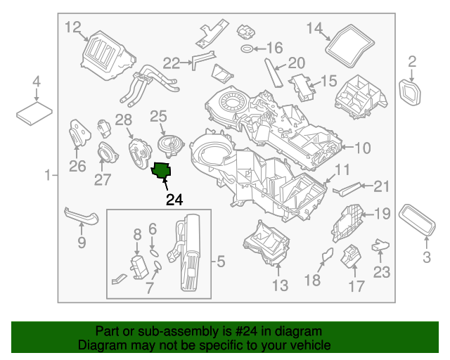 2009-2015 Nissan HVAC Blower Motor Control Module 27151-ZW00A | Parts ...