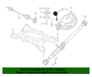 2011-2014 Mopar Differential Mount 4578084AC | TascaParts.com