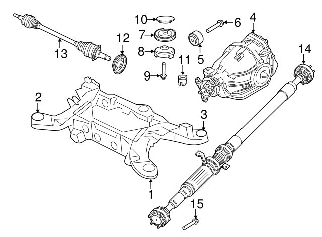 68260684AC - Suspension Cross-Member - 2015-2017 Mopar | Mopar Parts Canada