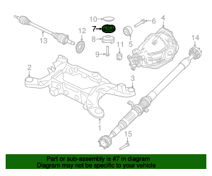 2005-2020 Mopar Differential Mount 4578085AA | TascaParts.com