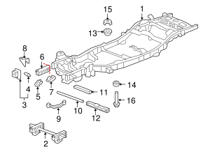 2007-2019 GM Rail End Lower Bracket 23212858 | GMPartOnline