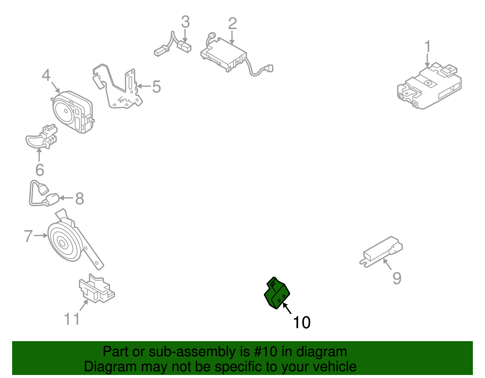Genuine OEM Ignition Immobilizer Module Part# LR020114 Fits 2010-2020 ...
