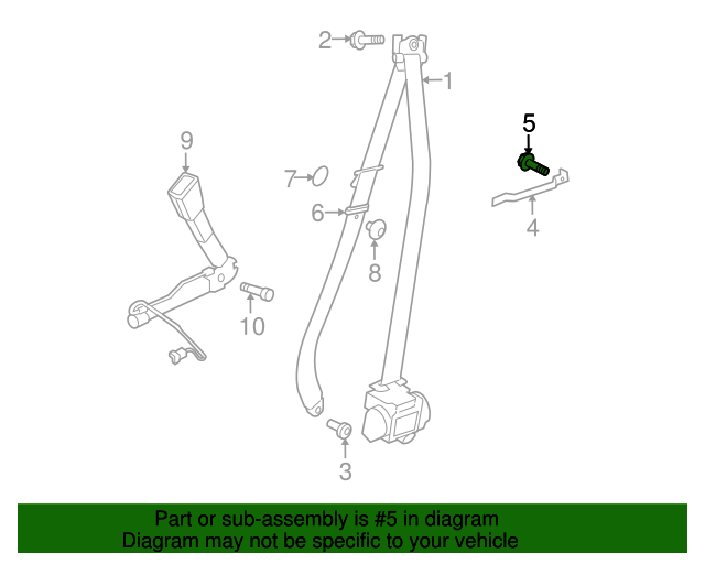 Genuine BMW 07-11-9-901-338 | Body C-Pillar Trim Panel Screw | FREE ...