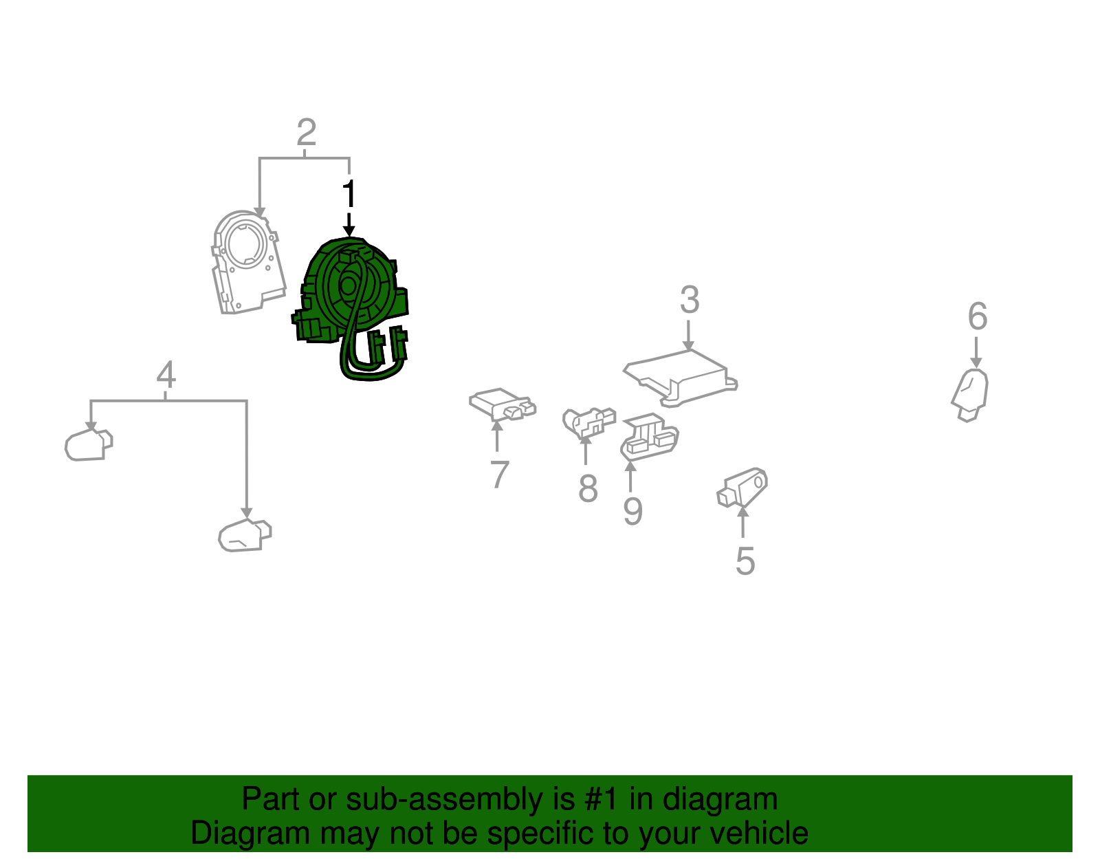 84308-53040 - 2014-2023 Lexus - Clock Spring | My L Parts