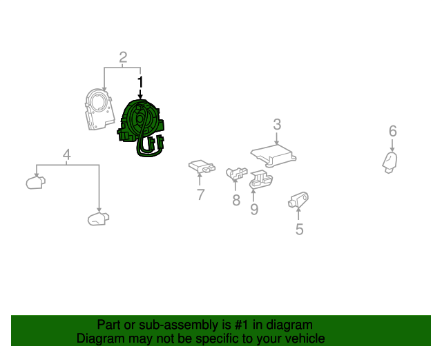 2014-2017 Lexus Clock Spring 84308-53020 | OEM Parts Online