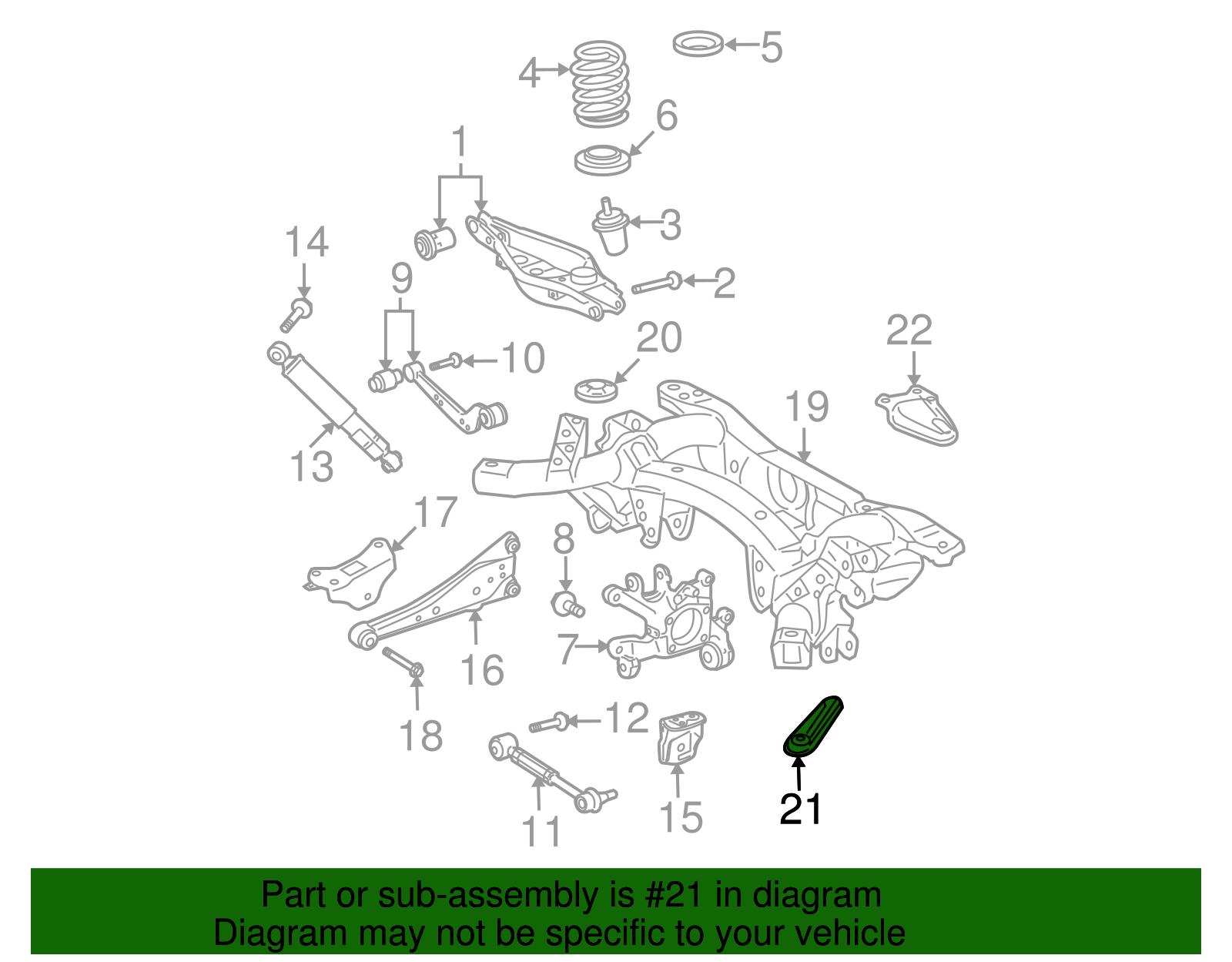 2006-2012 Toyota RAV4 Suspension Cross-Member Brace 52296-12010 | OEM ...