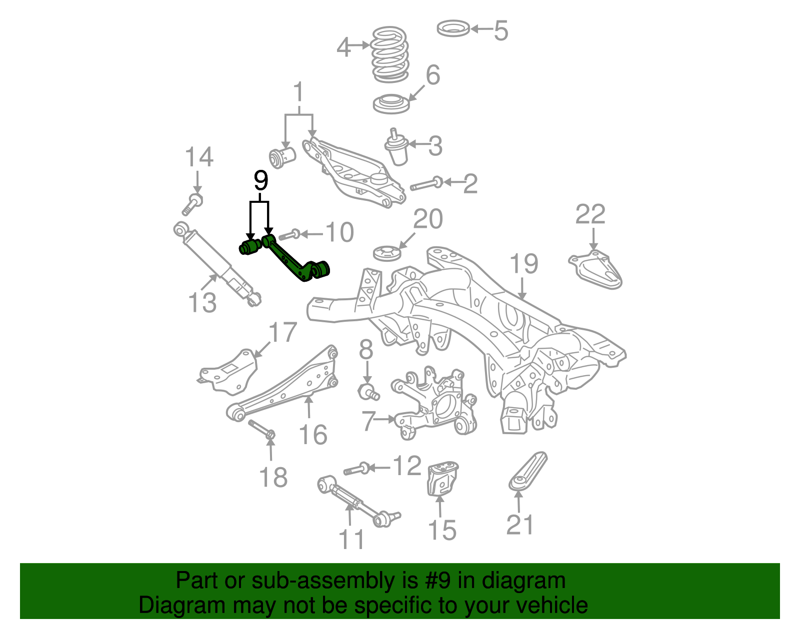 2006-2018 Toyota RAV4 Upper Control Arm 48790-42020 | Toyota Parts Center