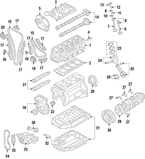 Engine Parts for 2016 Audi A3 | Audi Parts