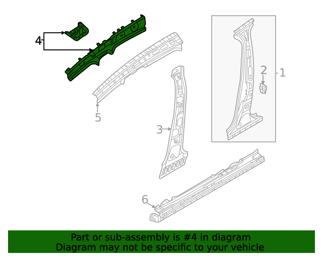 DGH9-70-050 - Roof Rail - 2020-2021 Mazda CX-30 | MazdaSwag