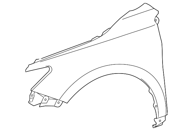 53811-06200 - Fender - 2015-2017 Toyota Camry | OEM Genuine Toyota Parts