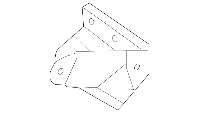 2015-2017 Toyota Camry Front Bracket 53836-06080 | Toyota Parts